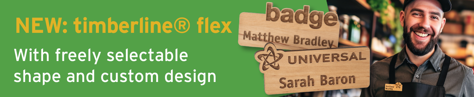 Name badges Made in Germany badgetec® Online Shop